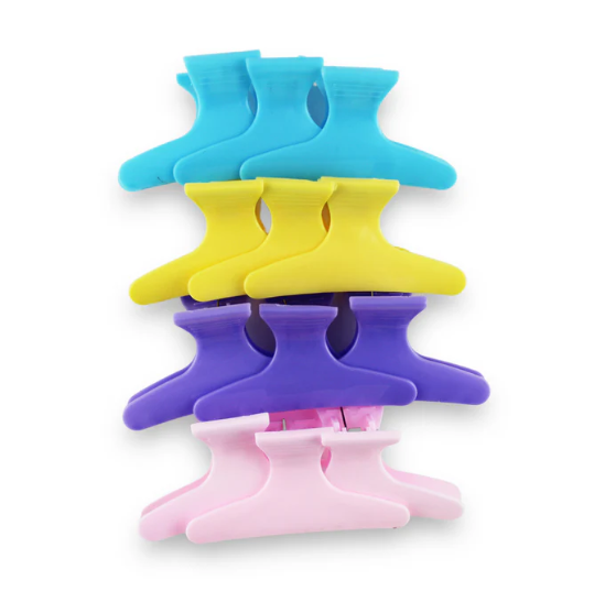 Butterfly Clips Large Coloured 12 Pack — AR Distributors